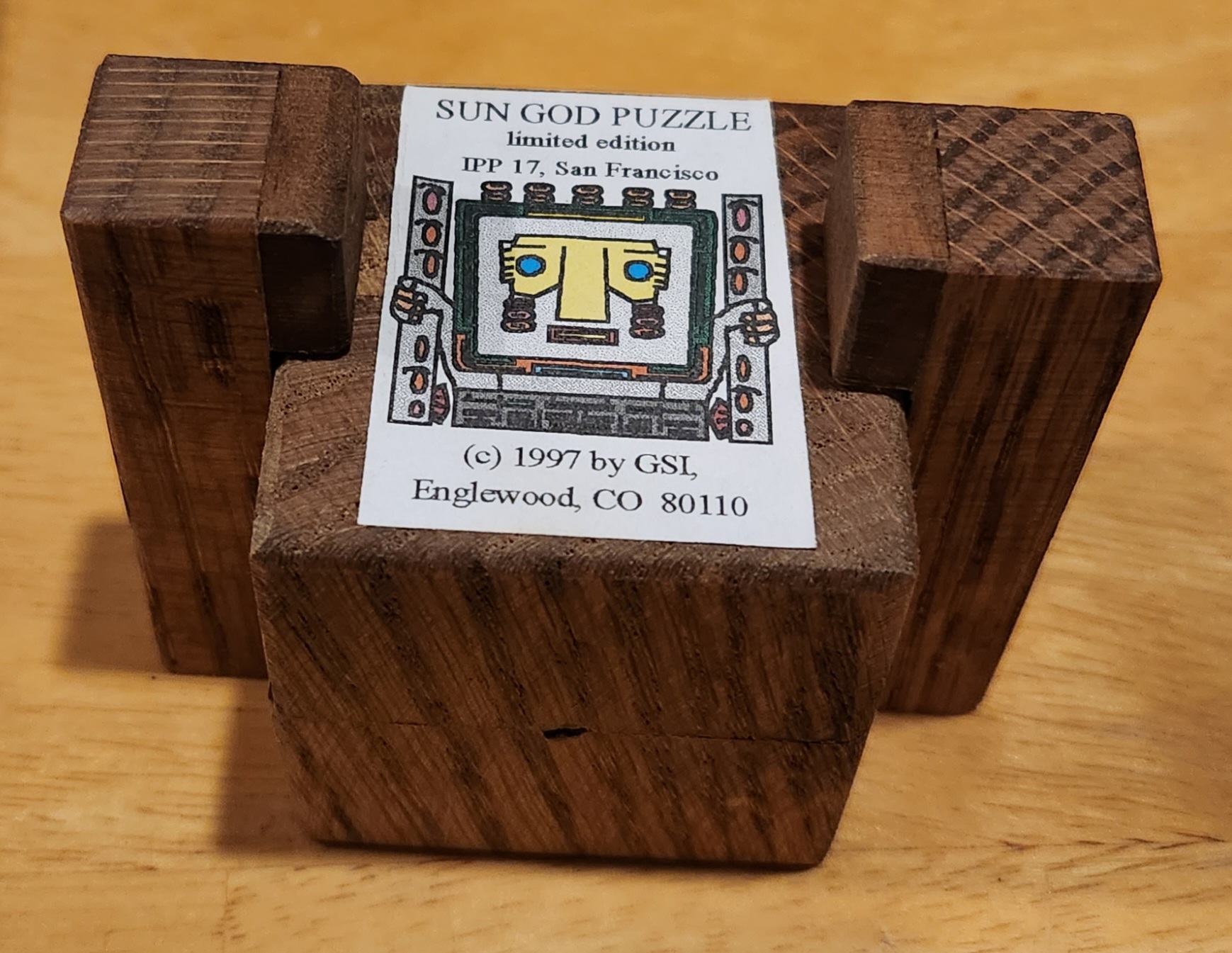 Sun God Puzzle by GSI, IPP27 2007