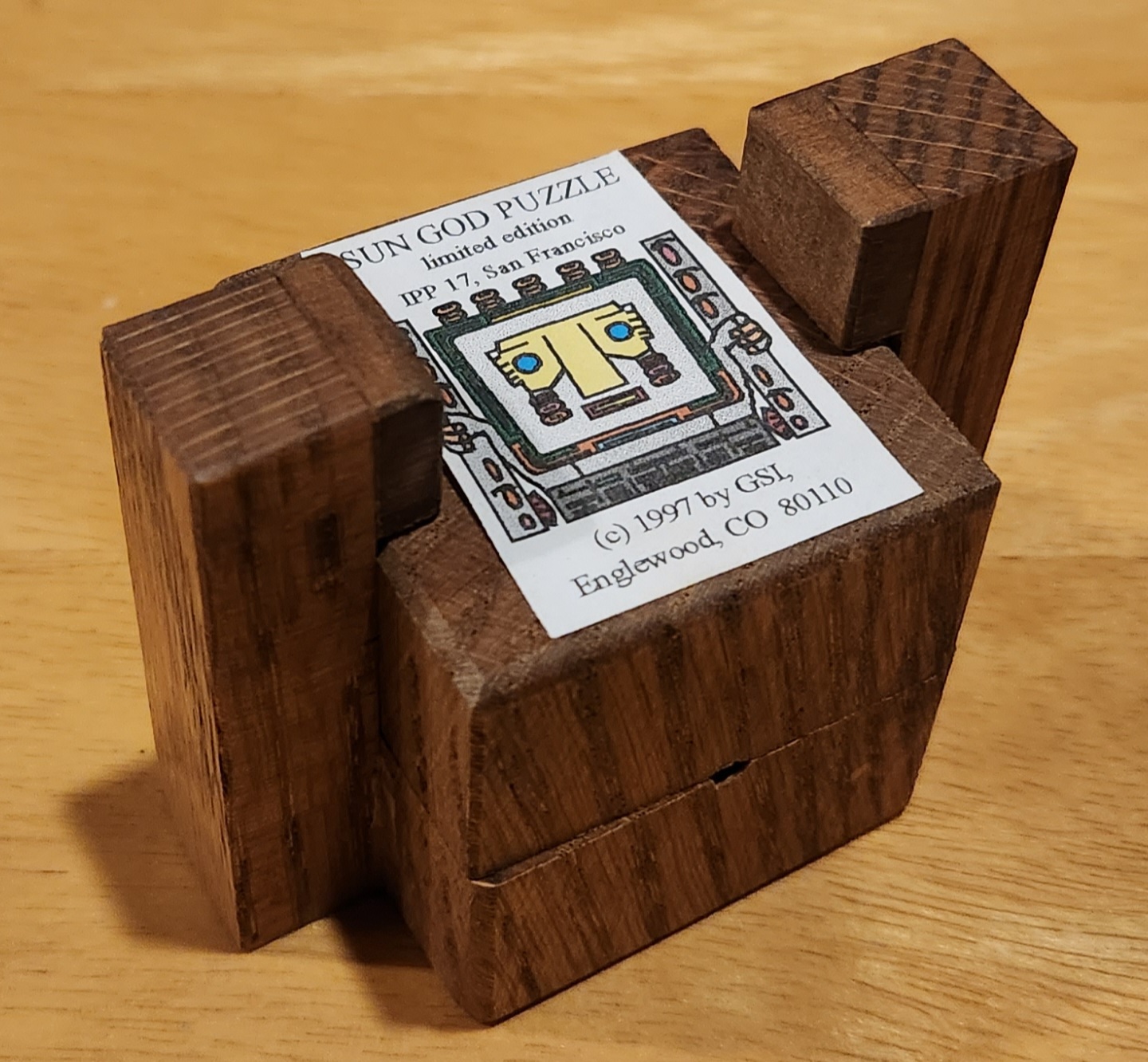 Sun God Puzzle by GSI, IPP27 2007