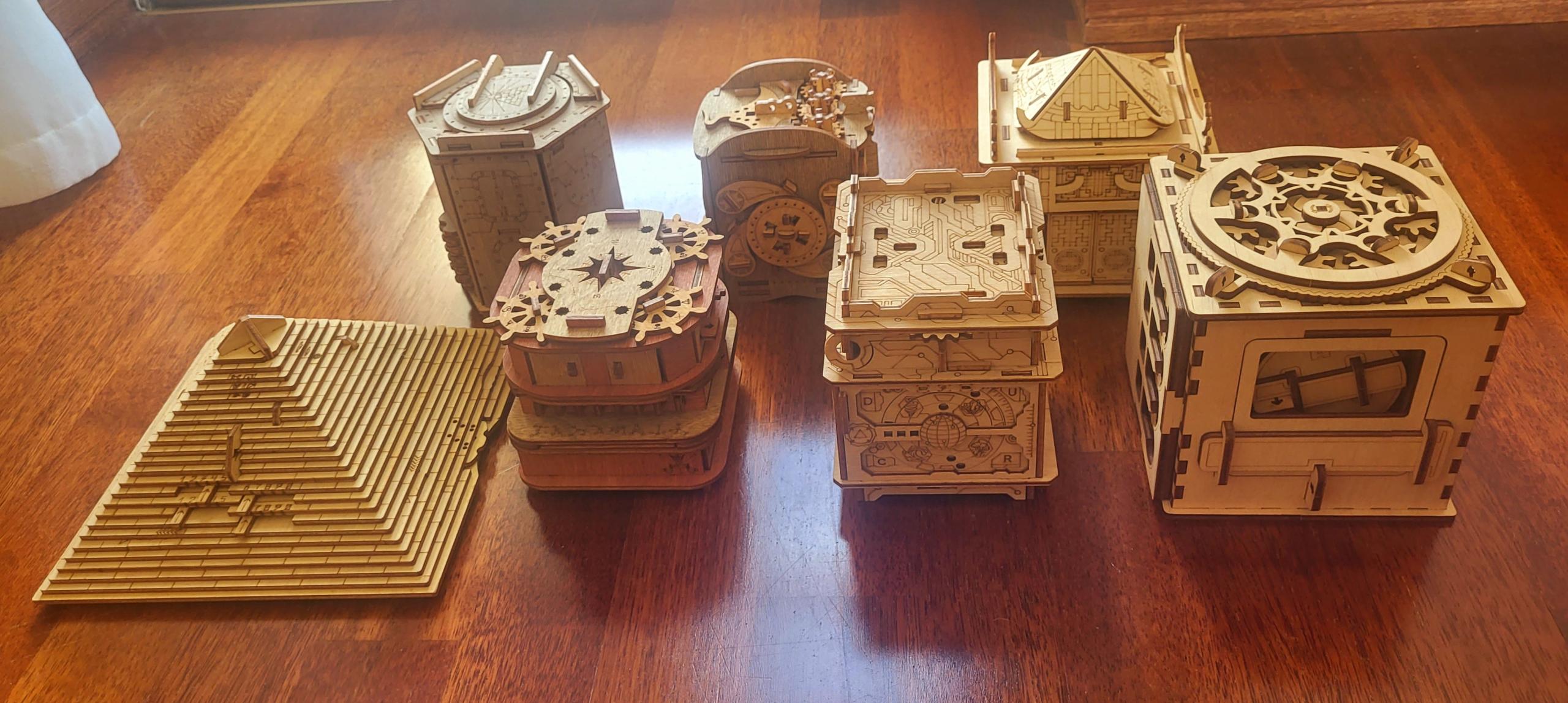Any 3 Escape Room puzzle boxes from this lot