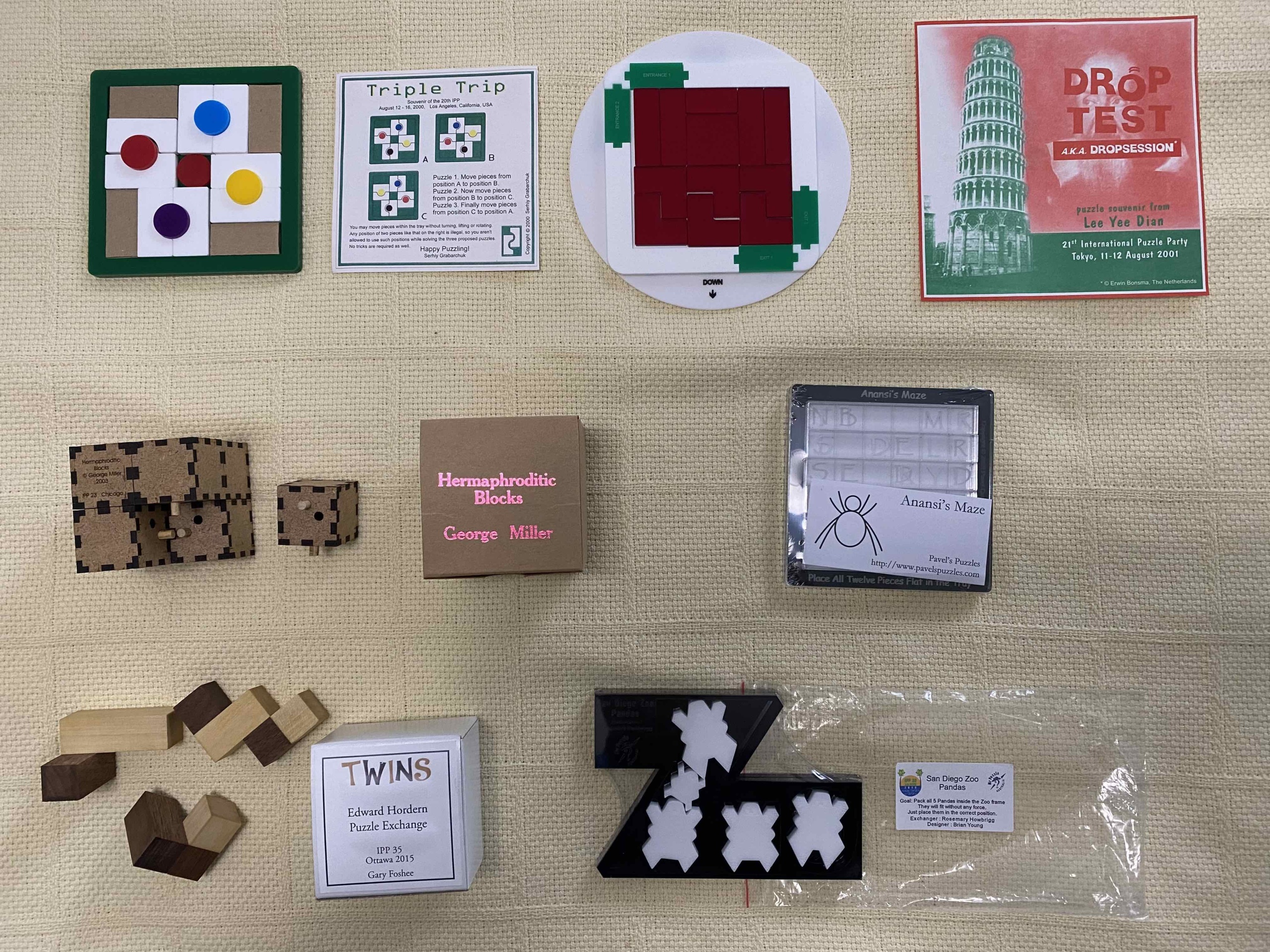 6 IPP Exchange Puzzles by Prolific Designers (2000-2018)